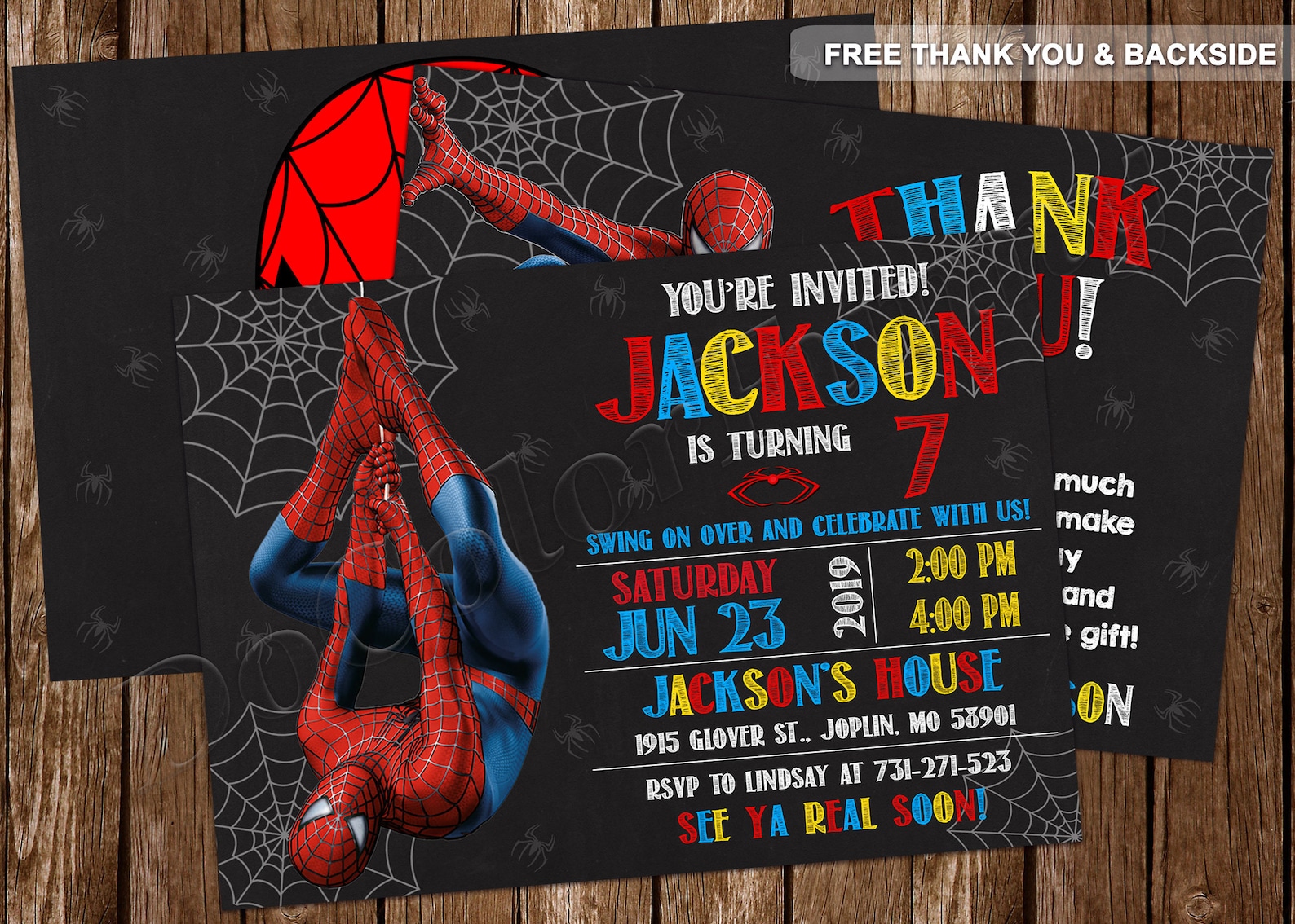 Spiderman Invitation Spider Man Invitation Spiderman Party Spiderman ...