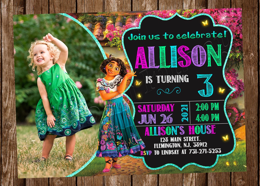 Encanto Invitation Encanto Birthday Invitation Encanto Party Encanto ...