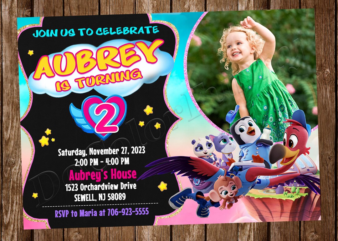 Invitación de Tots Invitación de fiesta de cumpleaños de Tots ...