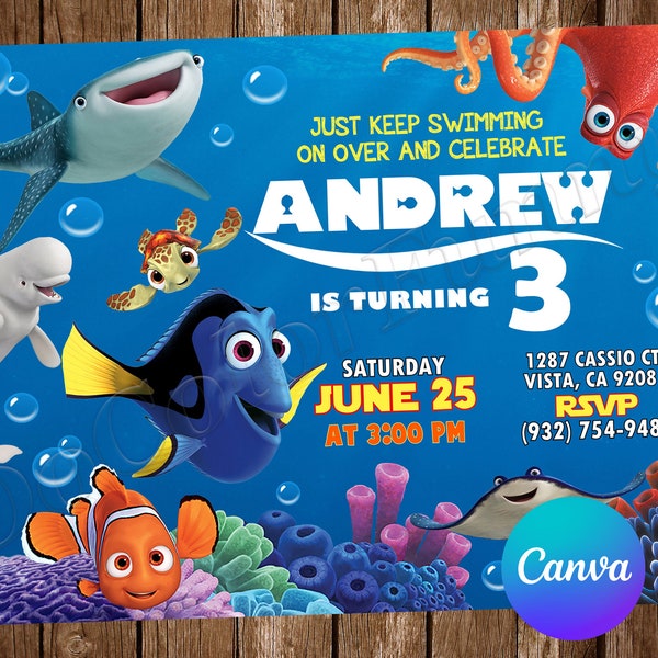 Nemo Birthday - Etsy