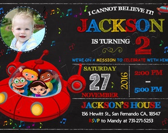 Little Einsteins Invitation Little Einsteins Birthday Little - Etsy