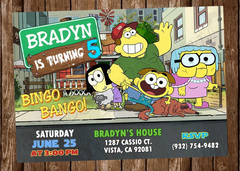 Big City Greens Invitation Big City Greens Birthday Big City Greens ...