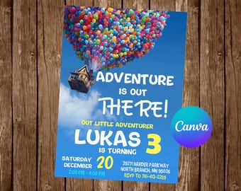 Printable up Birthday Party Invitation - Etsy UK