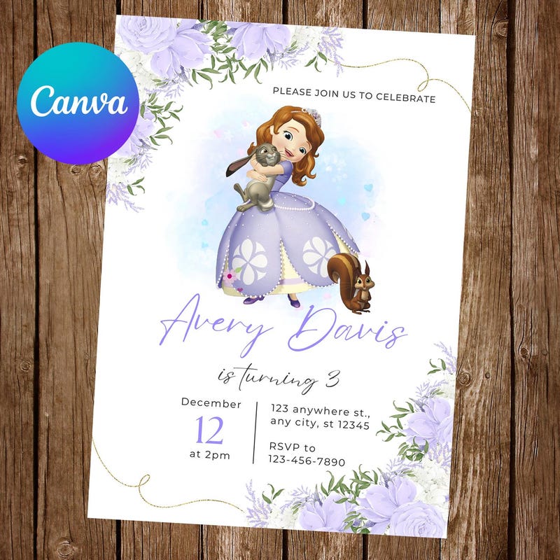 Princess Sofia - Etsy