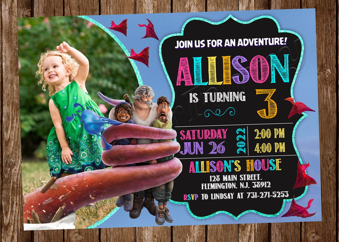 Strange World Invitation Strange World Birthday Strange World Party ...