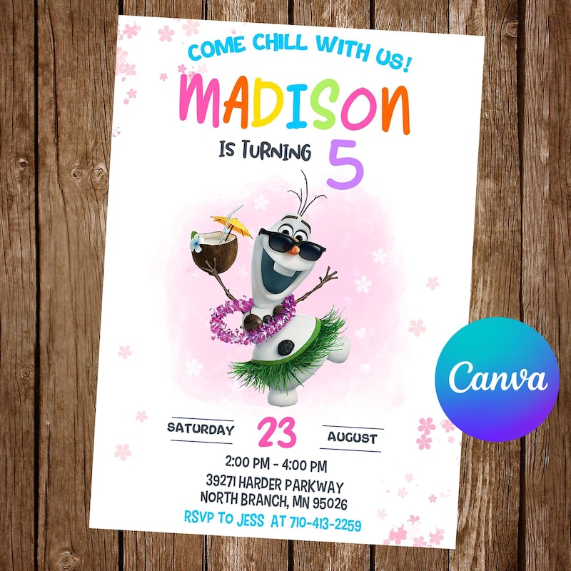 Olaf Summer Party - Etsy