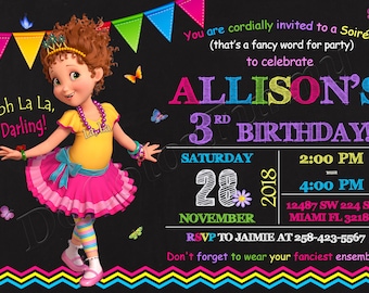 Fancy Nancy Invitation Fancy Nancy Birthday Invitation Fancy - Etsy
