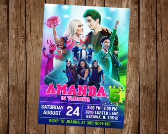 Zombies Invitation Zombies Birthday Invitation Zombies Party Zombies ...