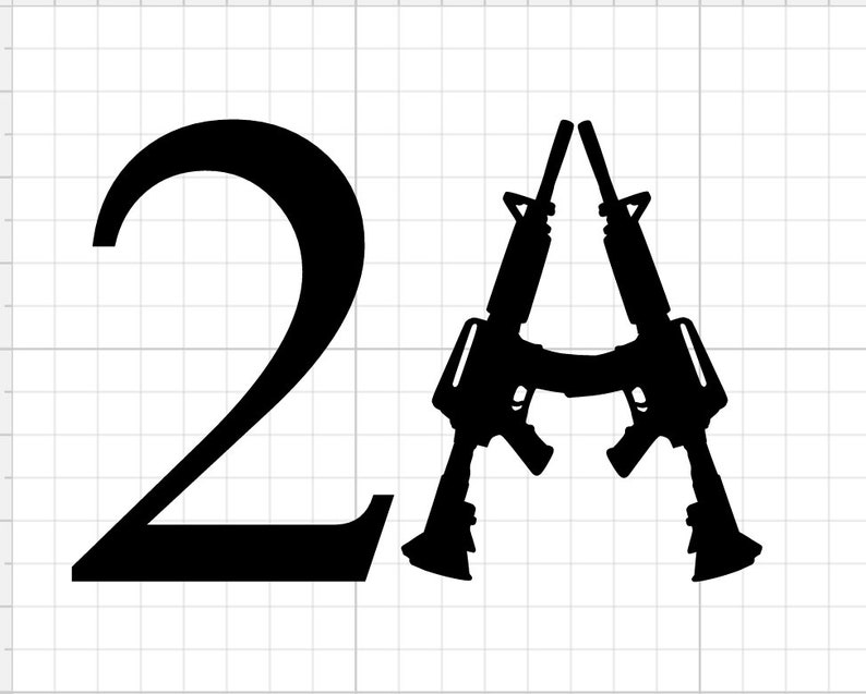 2A - 2nd Amendment - Vinyl Decal - Etsy