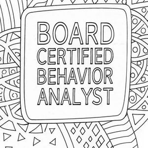 ABA Coloring Book, Coloring Pages for Adults, Neurodiversity Affirming ...