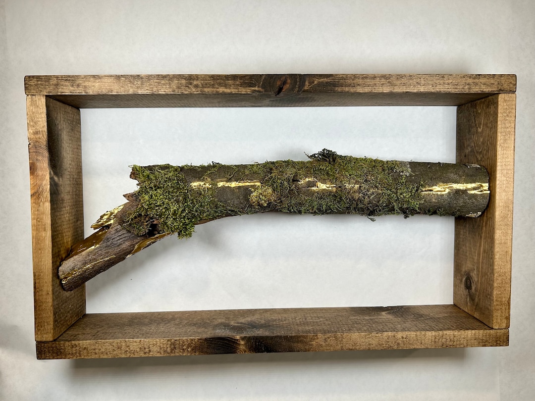 Kintsugi, Natural Wall Art, Upcycled Art, Wood Art Wall Decor, Forest ...