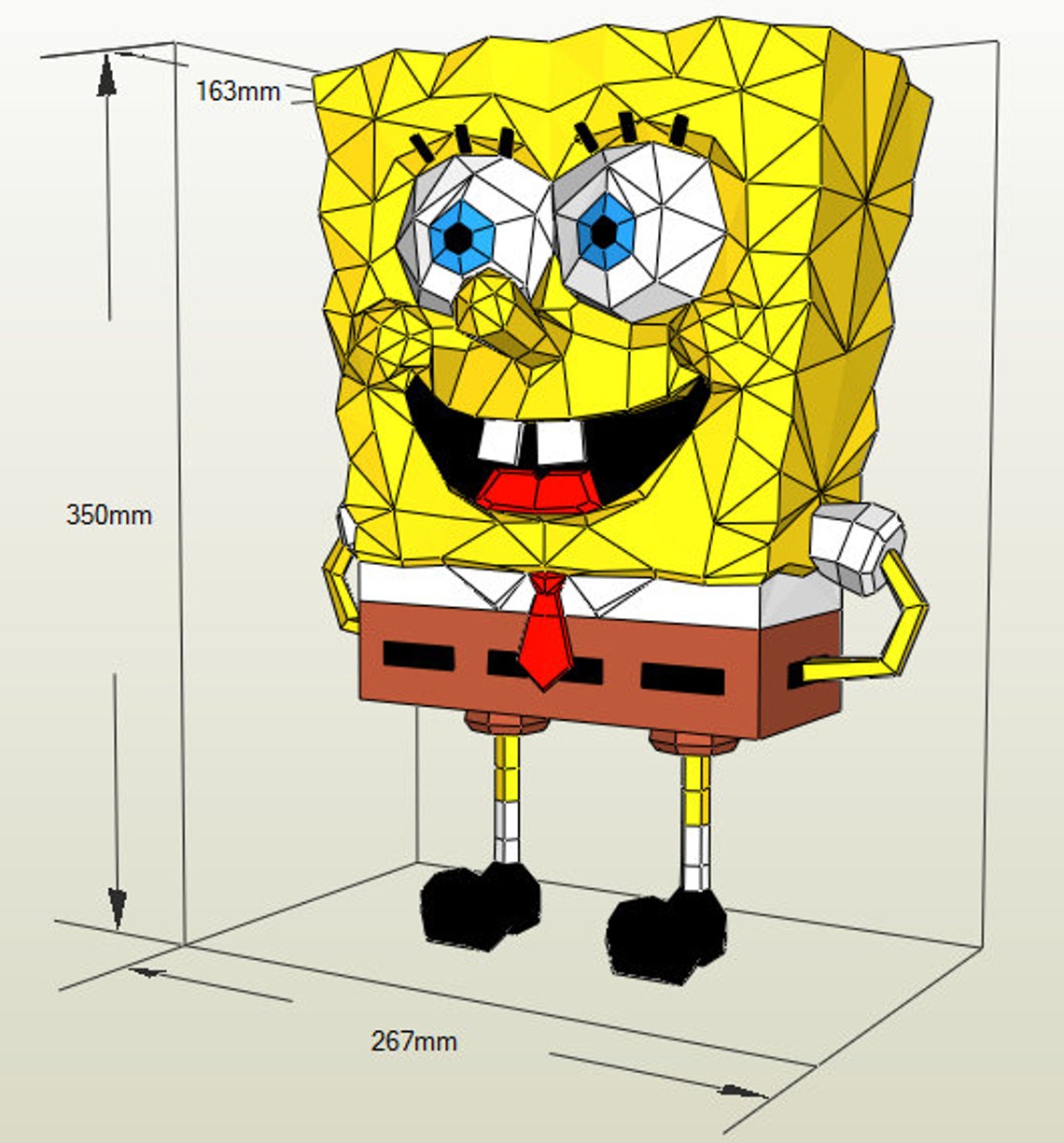 Bob Papercraft , PDF Template, DIY 3d Model, FanArt, Paper Sculpture ...