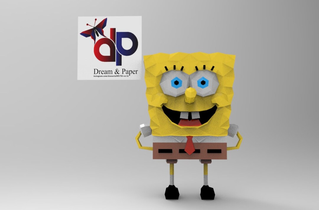 Bob Papercraft , PDF Template, DIY 3d Model, FanArt, Paper Sculpture ...