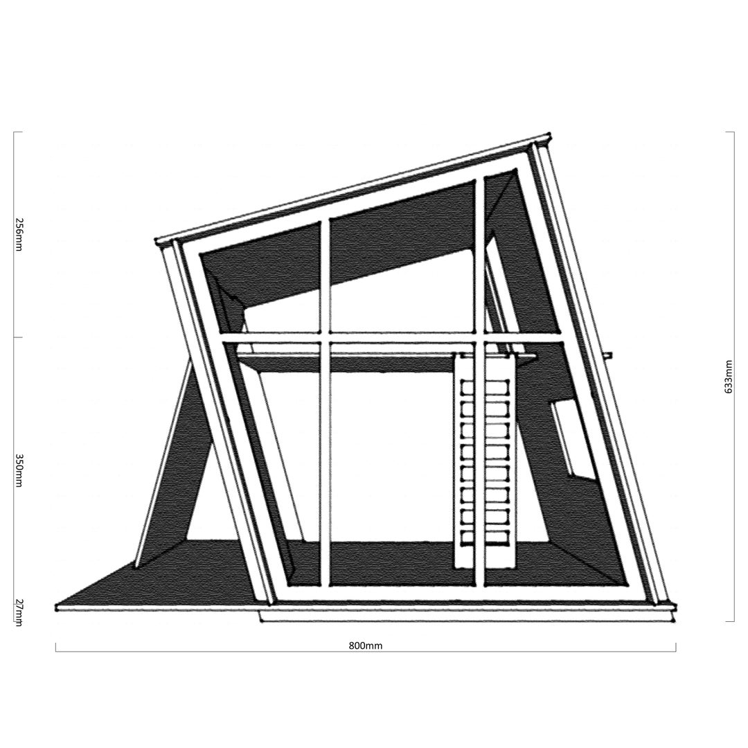 1:6 Miniature Cabin Type 02_vector File for Cnc, Laser Cutting(dxf, Eps ...