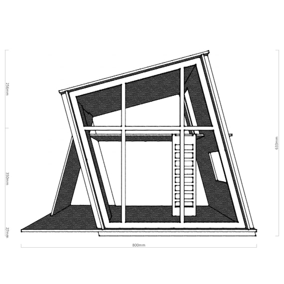 1:6 Miniature Cabin Type 02_vector File for Cnc Laser | Etsy