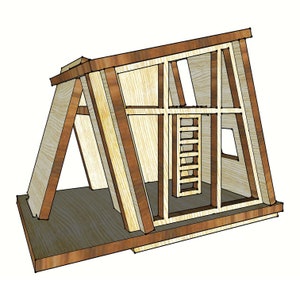 1:87 Miniature Cabin Type 02_vector File for Laser Cutting(dxf, Eps, Ai ...