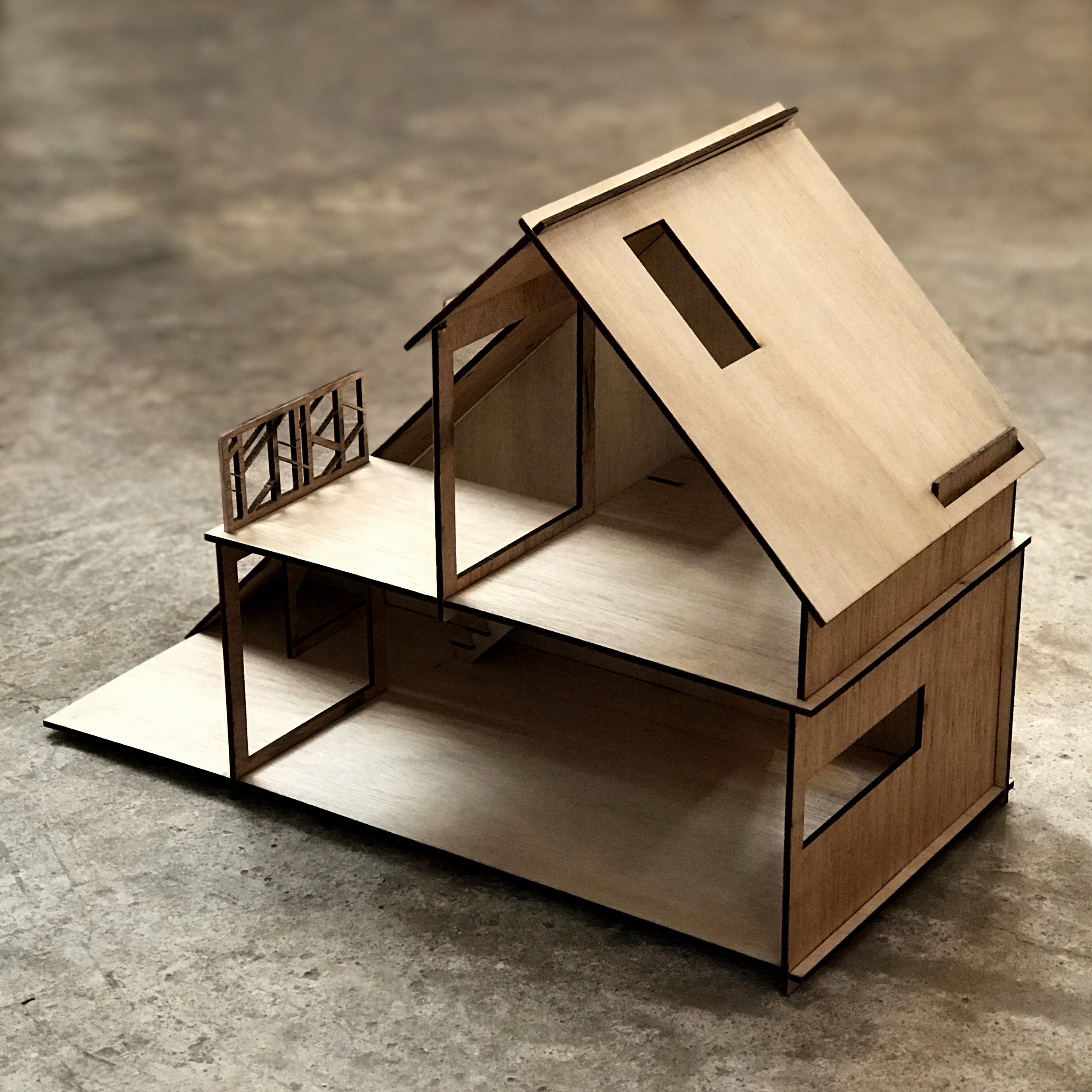 1:24 Miniature Tiny House Wooden Dollhouse Diy Kit | Etsy