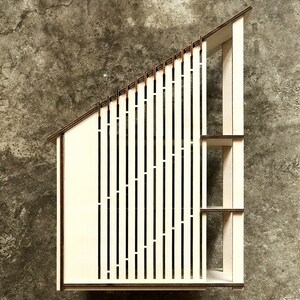 1:24 Miniature Stair House, Wooden Dollhouse, Diy Kit - Etsy