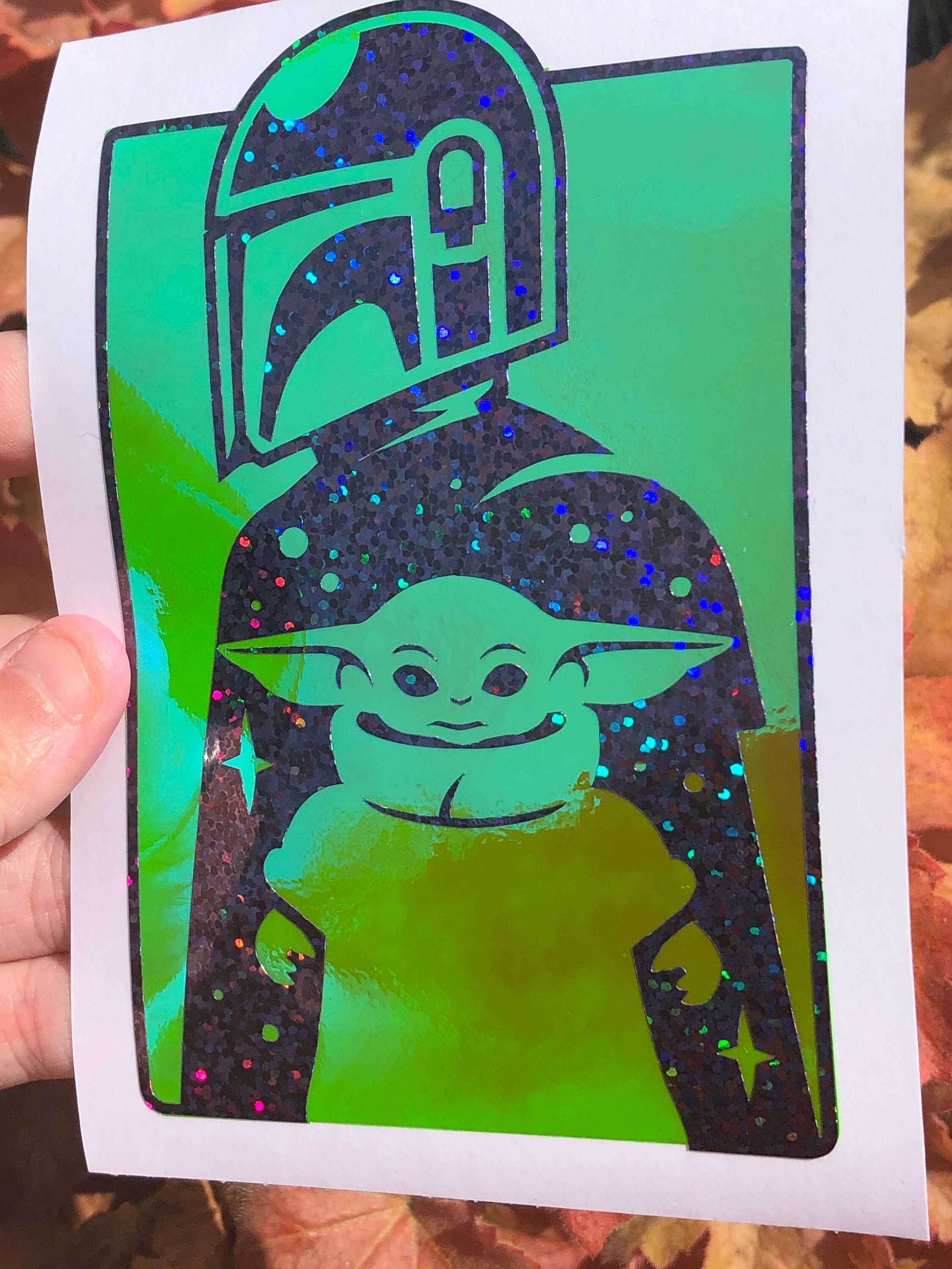 Mando and Child Inspired Vinyl Decals - Etsy