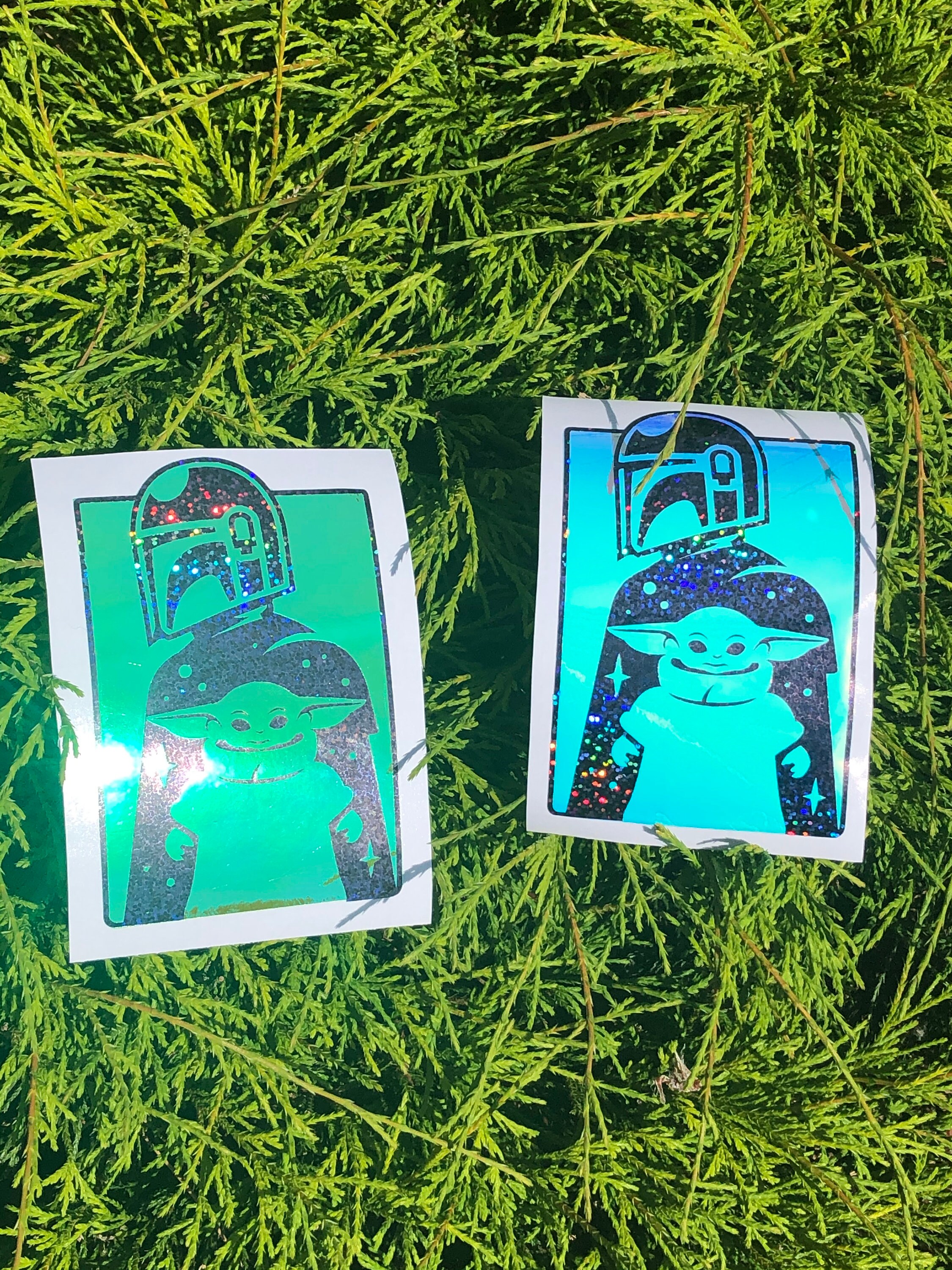 Mando and Child Inspired Vinyl Decals - Etsy