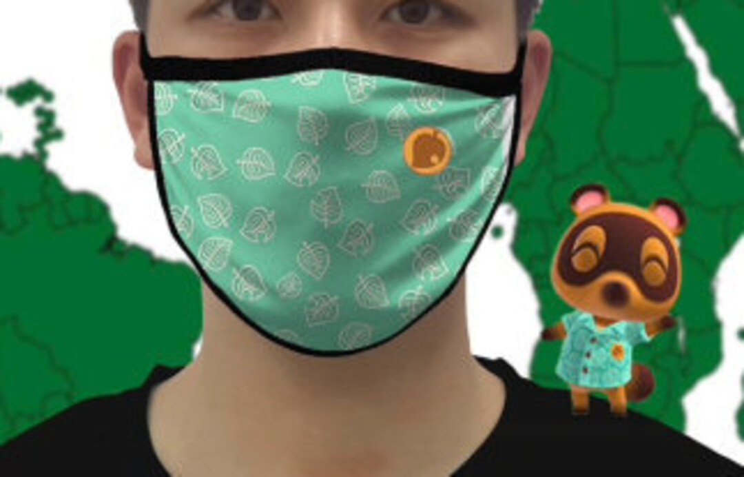 Animal Crossing Face Mask - Etsy