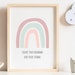 Rainbow Nursery Print, Rainbow Quote, Rainbow Quote Print, Nursery ...