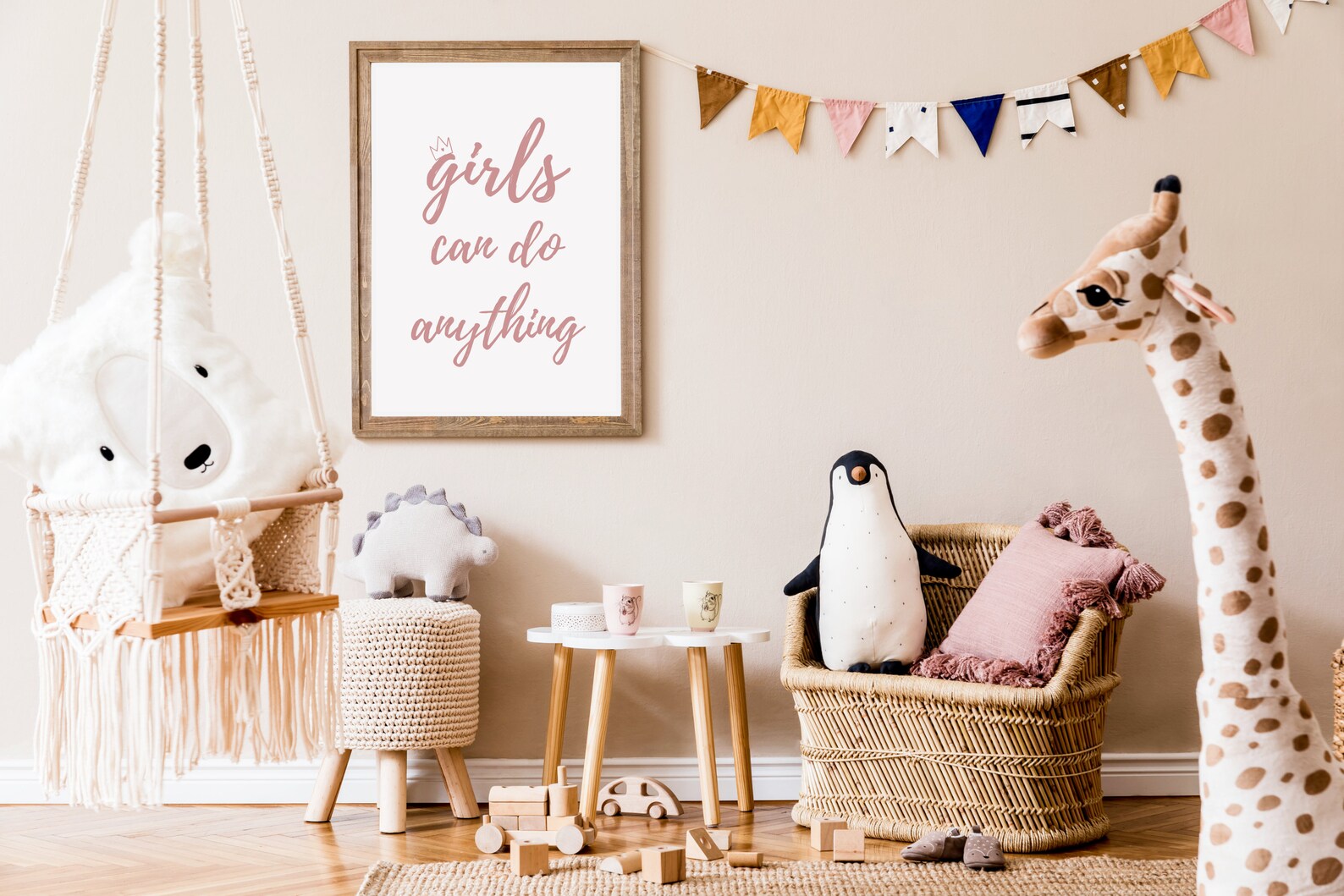 Girls Can Do Anything Quote Poster Girls Can Do Anything - Etsy UK