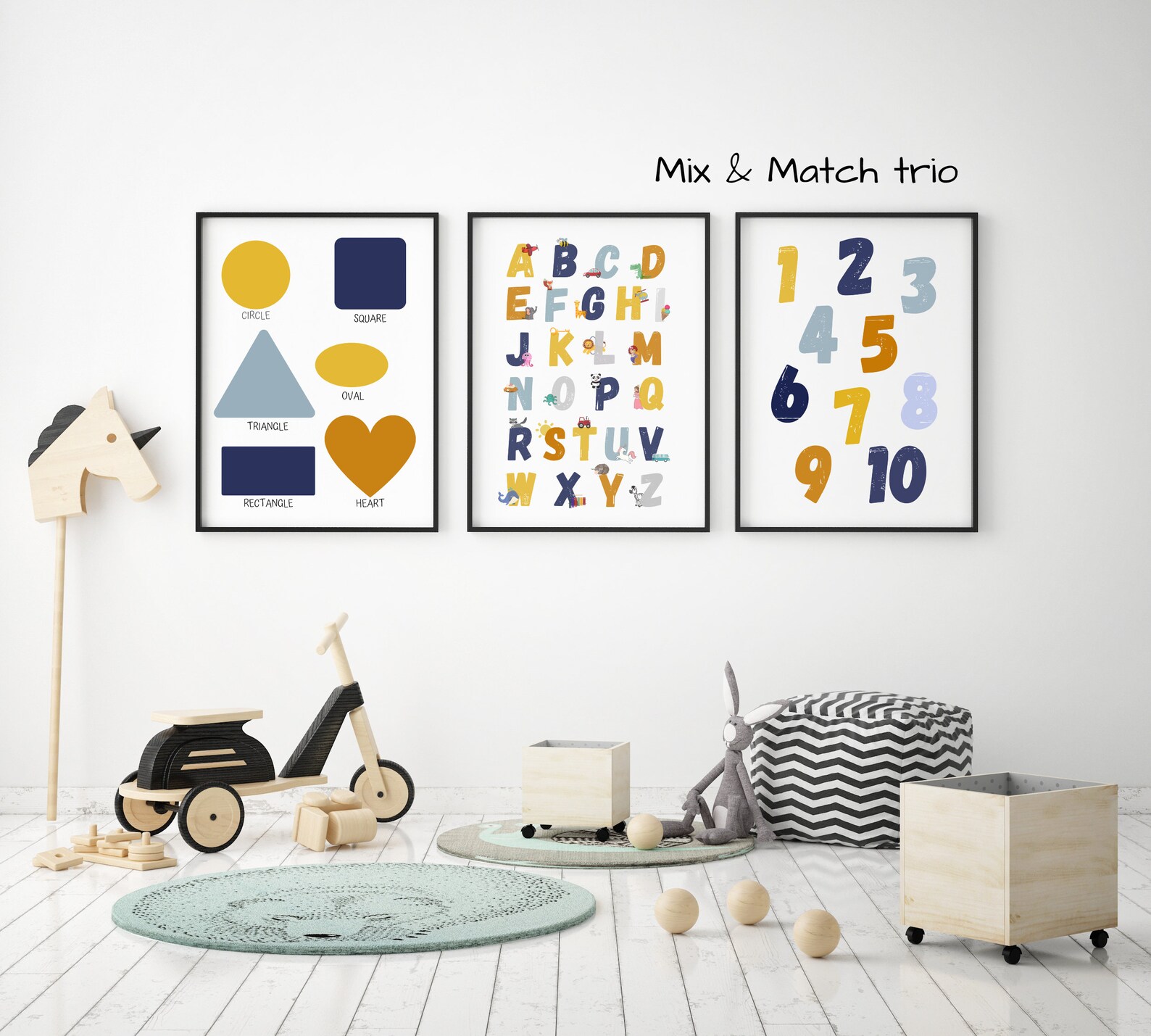Homeschool Activity Print, Alphabet Nursery Print, Nursery Decor ...