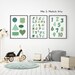 Green Shapes Print, Shapes Print, Shapes Poster, Nursery Decor, Nursery ...