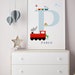 Train Personalised Nursery Print, Train Kids Poster, Todlers Room Train ...