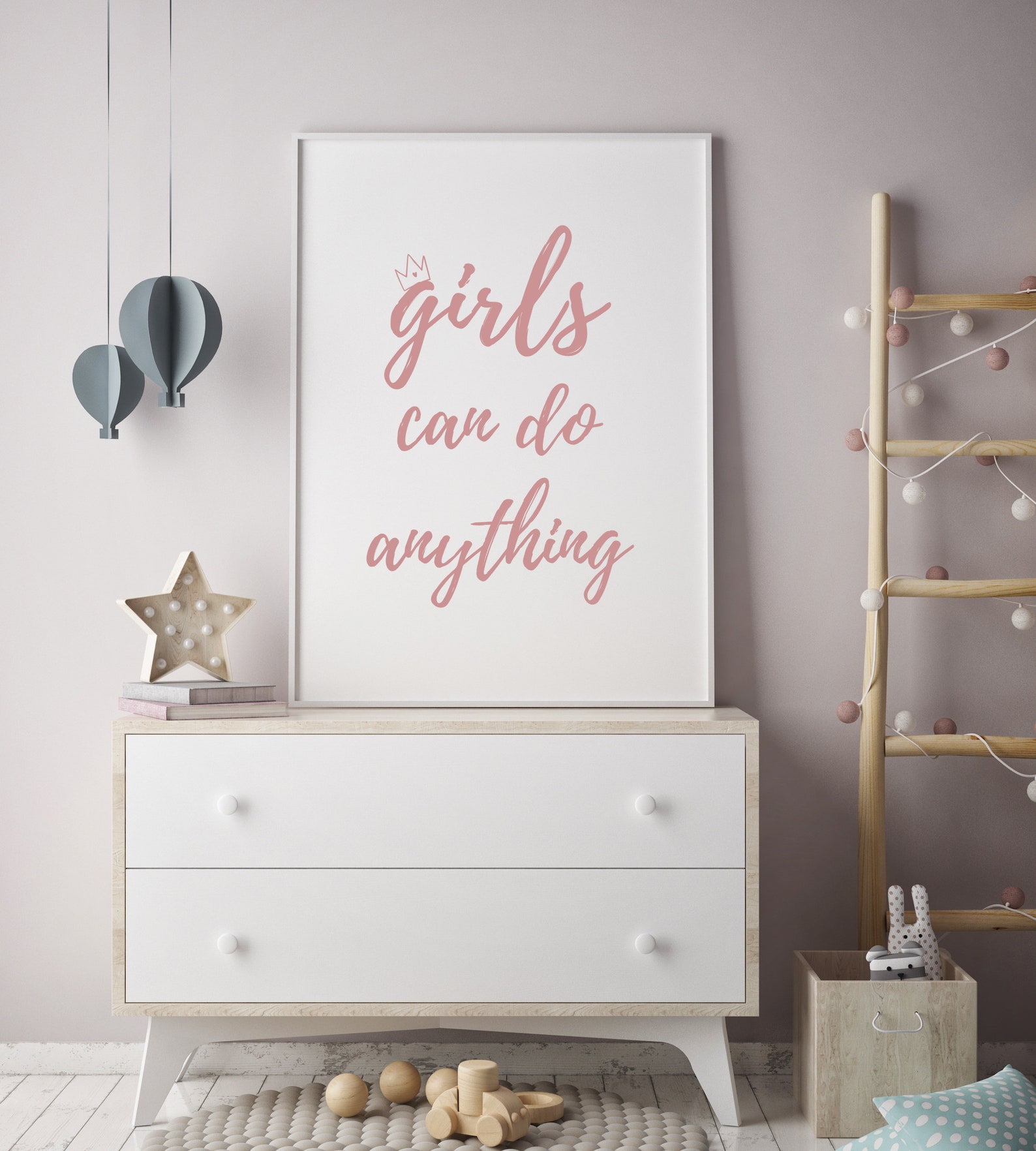 Girls Can Do Anything Quote Poster Girls Can Do Anything - Etsy UK