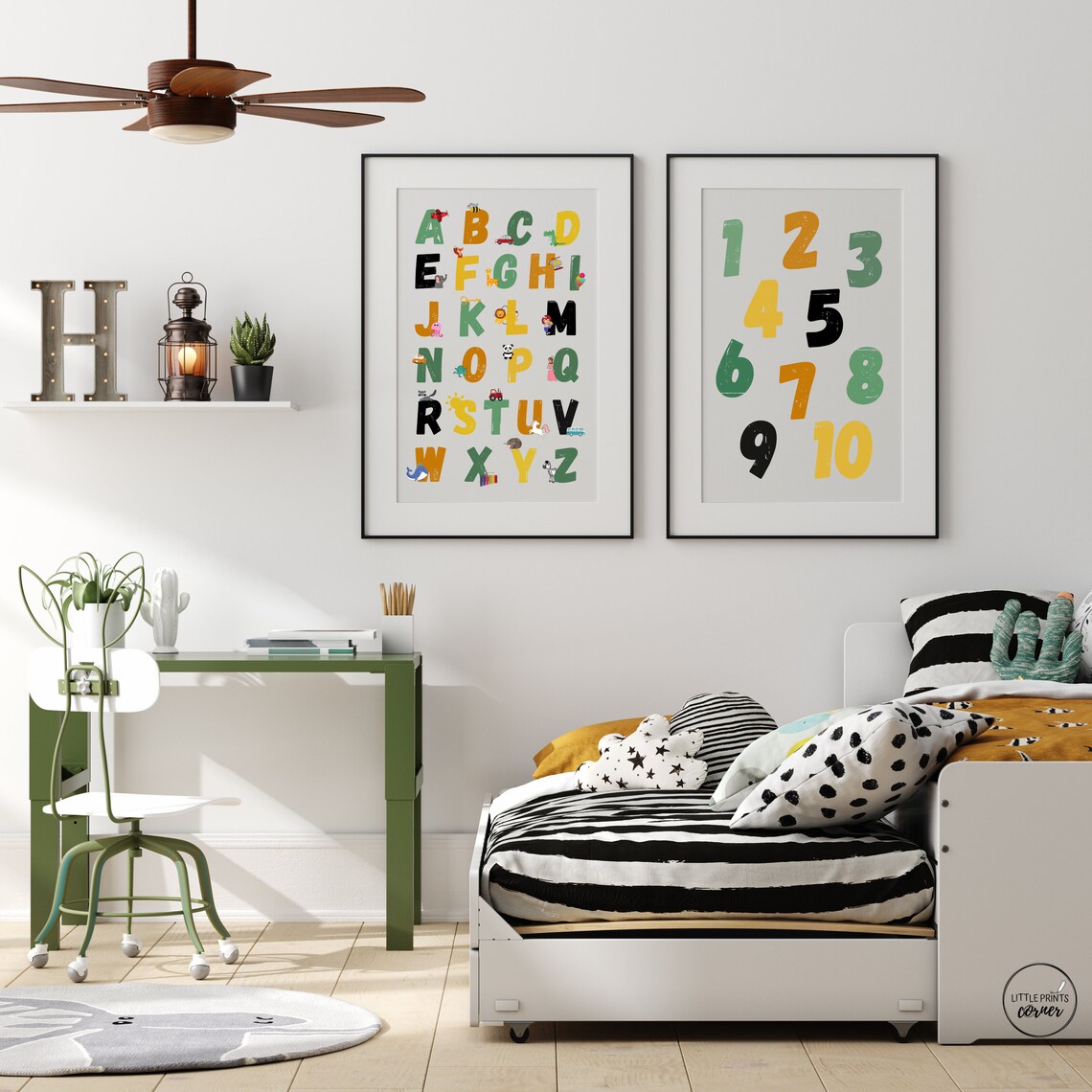 Numbers Nursery Print Numbers Poster Kids Room Poster Kids - Etsy