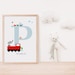 Train Personalised Nursery Print, Train Kids Poster, Todlers Room Train ...