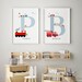 Train Personalised Nursery Print, Train Kids Poster, Todlers Room Train ...