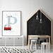 Train Personalised Nursery Print, Train Kids Poster, Todlers Room Train ...