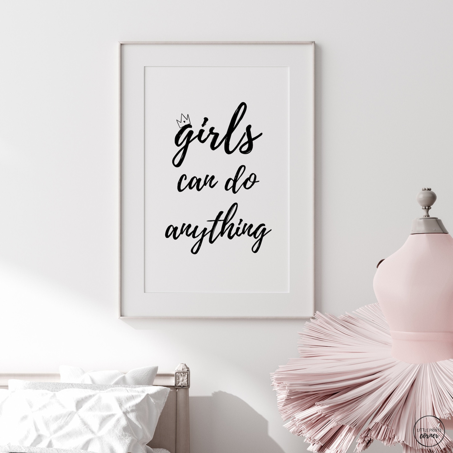 Girls Can Do Anything Quote Poster Girls Can Do Anything - Etsy UK