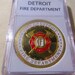 DETROIT Fire Dept. Challenge Coin - Etsy
