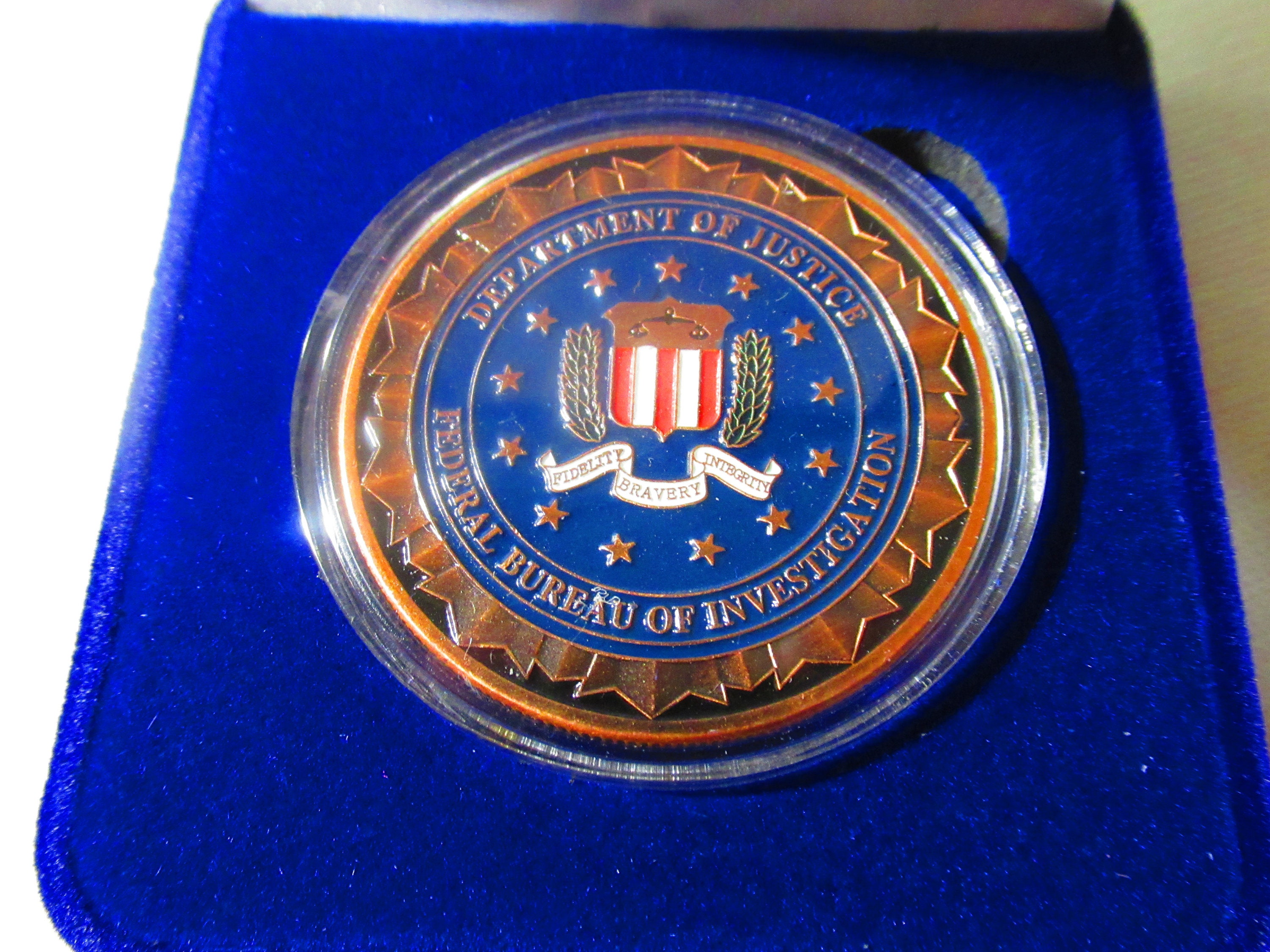 Federal Bureau of Investigation FBI Challenge Coin | Etsy