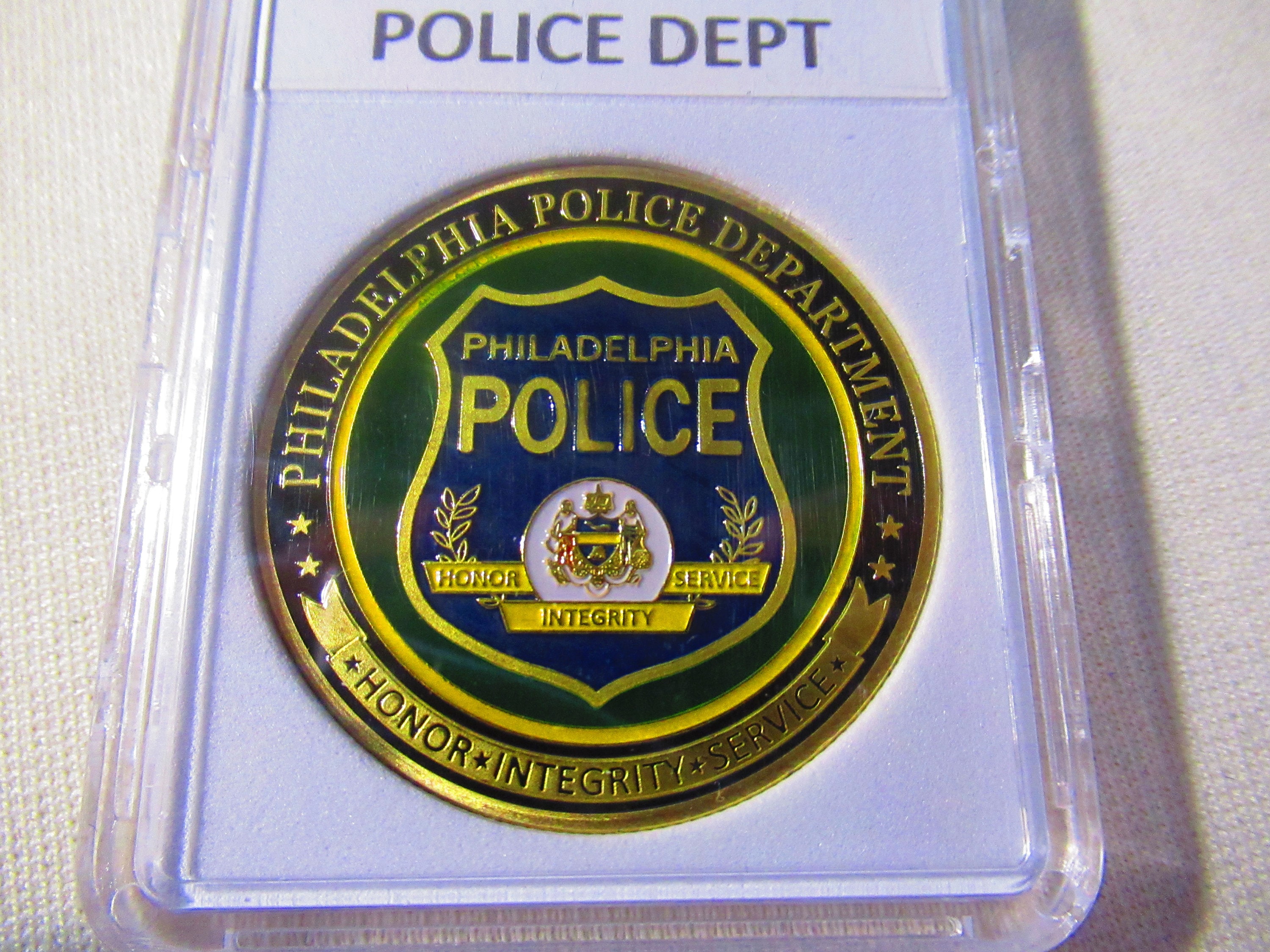 CITY OF PHILADELPHIA Police Dept. Challenge Coin - Etsy
