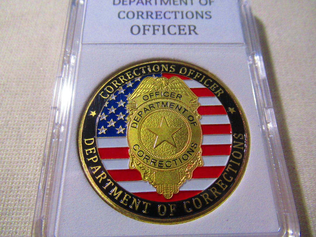 Department of Corrections Officer Challenge Coin - Etsy
