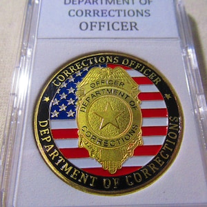 Department of Corrections Officer Challenge Coin - Etsy