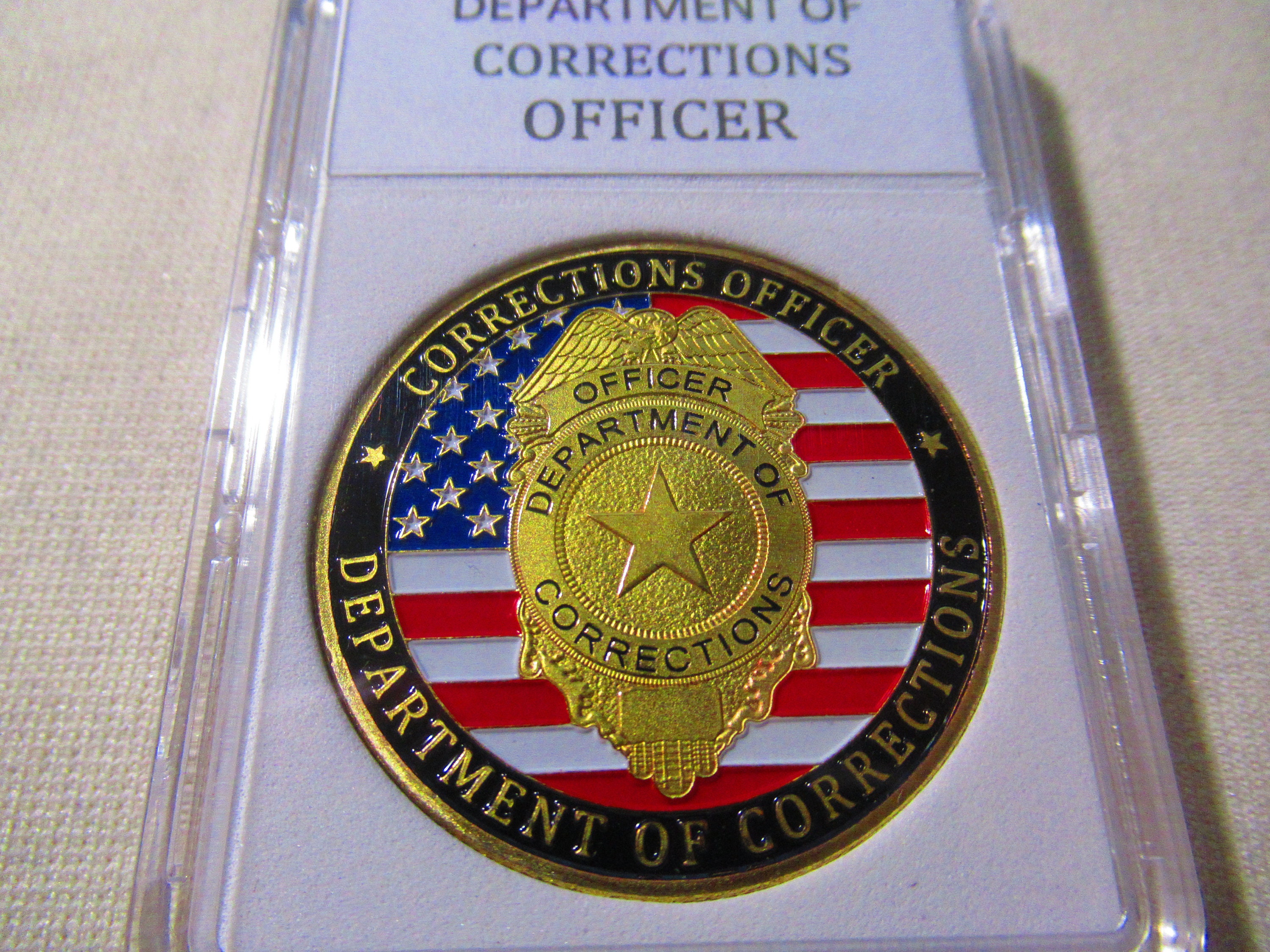 Department of Corrections Officer Challenge Coin | Etsy