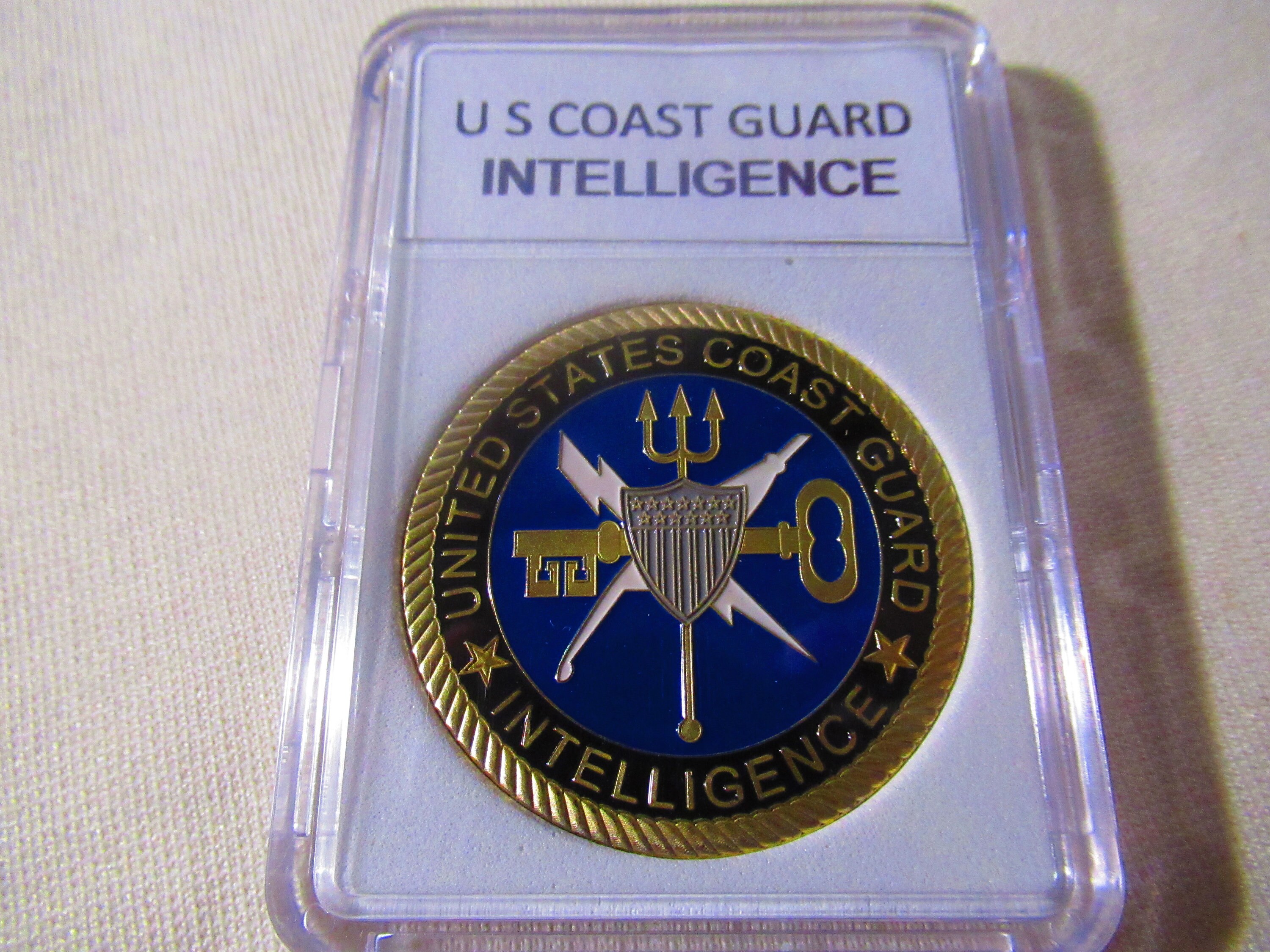 U S COAST GUARD INTELLIGENCE Challenge Coin | Etsy