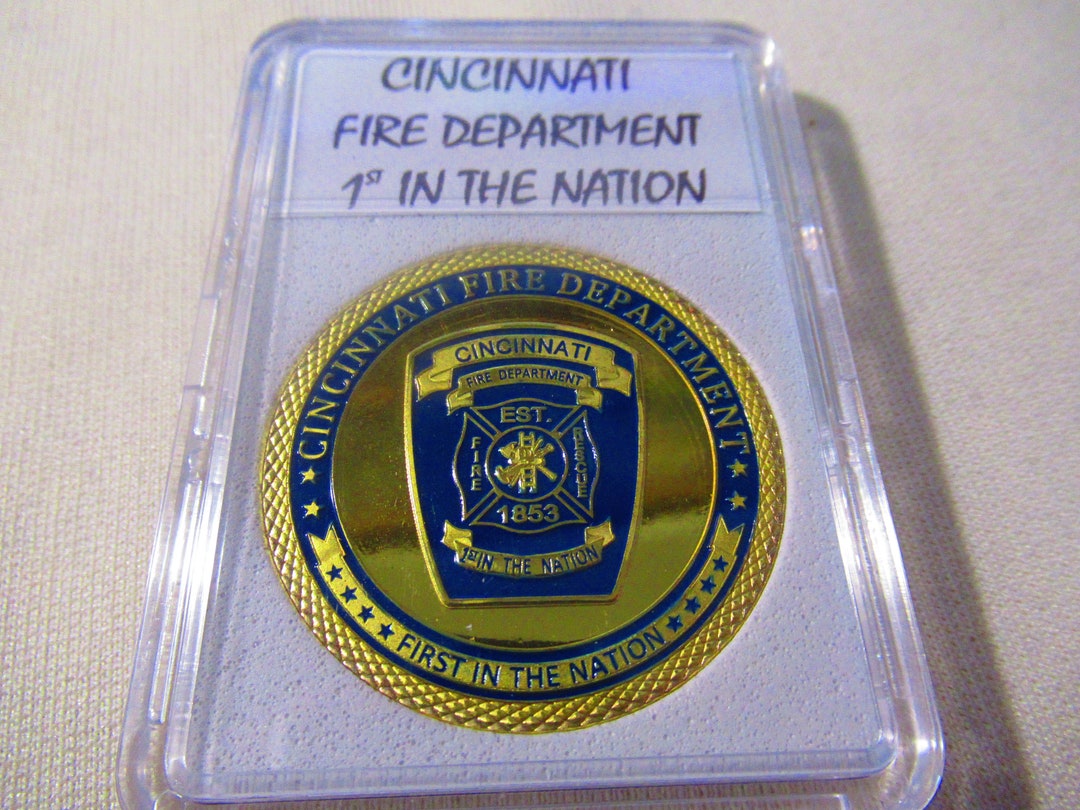 CINCINNATI FIRE DEPT. Challenge Coin - Etsy