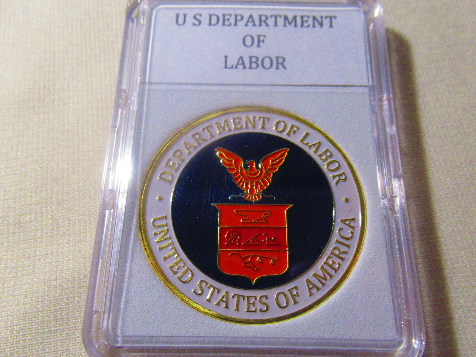 United States Department of Labor (DOL) Challenge Coin - Etsy