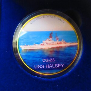 U S Navy - USS HALSEY CG-23 Challenge Coin - Etsy