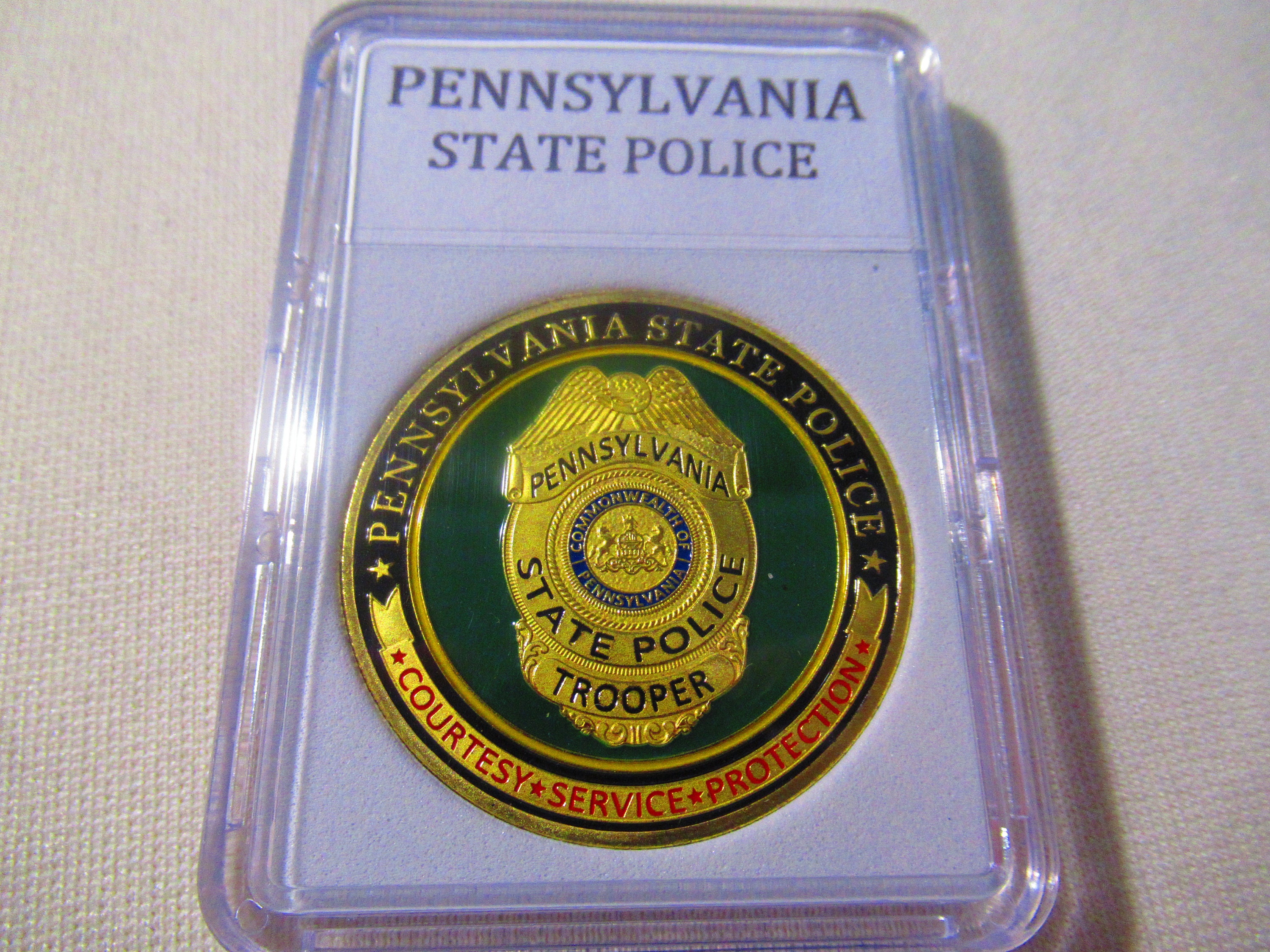 PENNSYLVANIA STATE POLICE Challenge Coin | Etsy