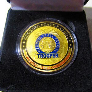 GEORGIA STATE PATROL Challenge Coin - Etsy