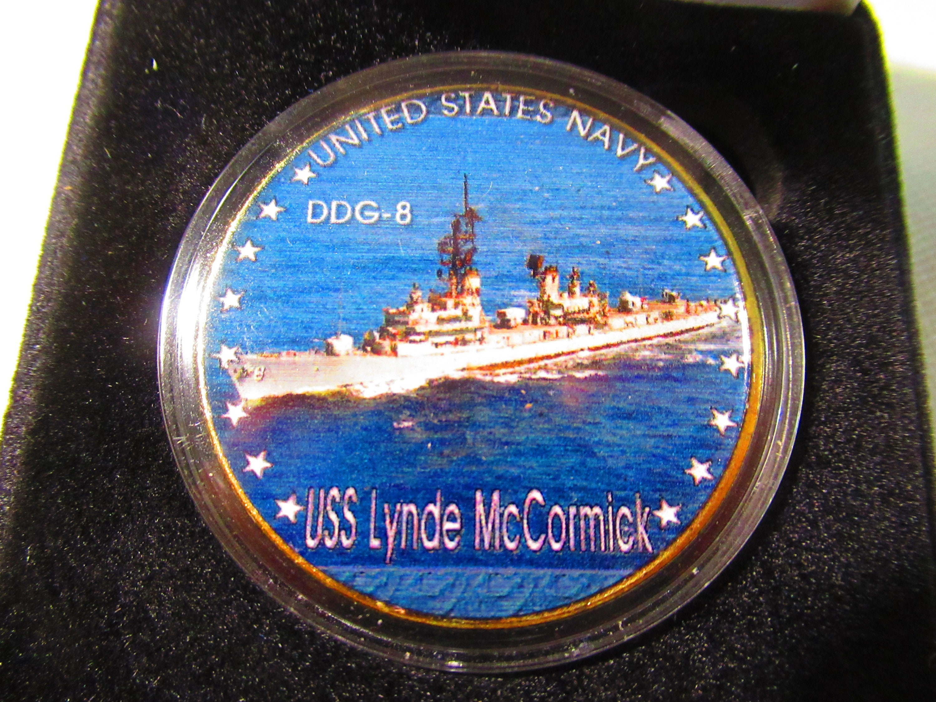 U S Navy USS LYNDE McCORMICK DDG-8 Challenge Coin | Etsy