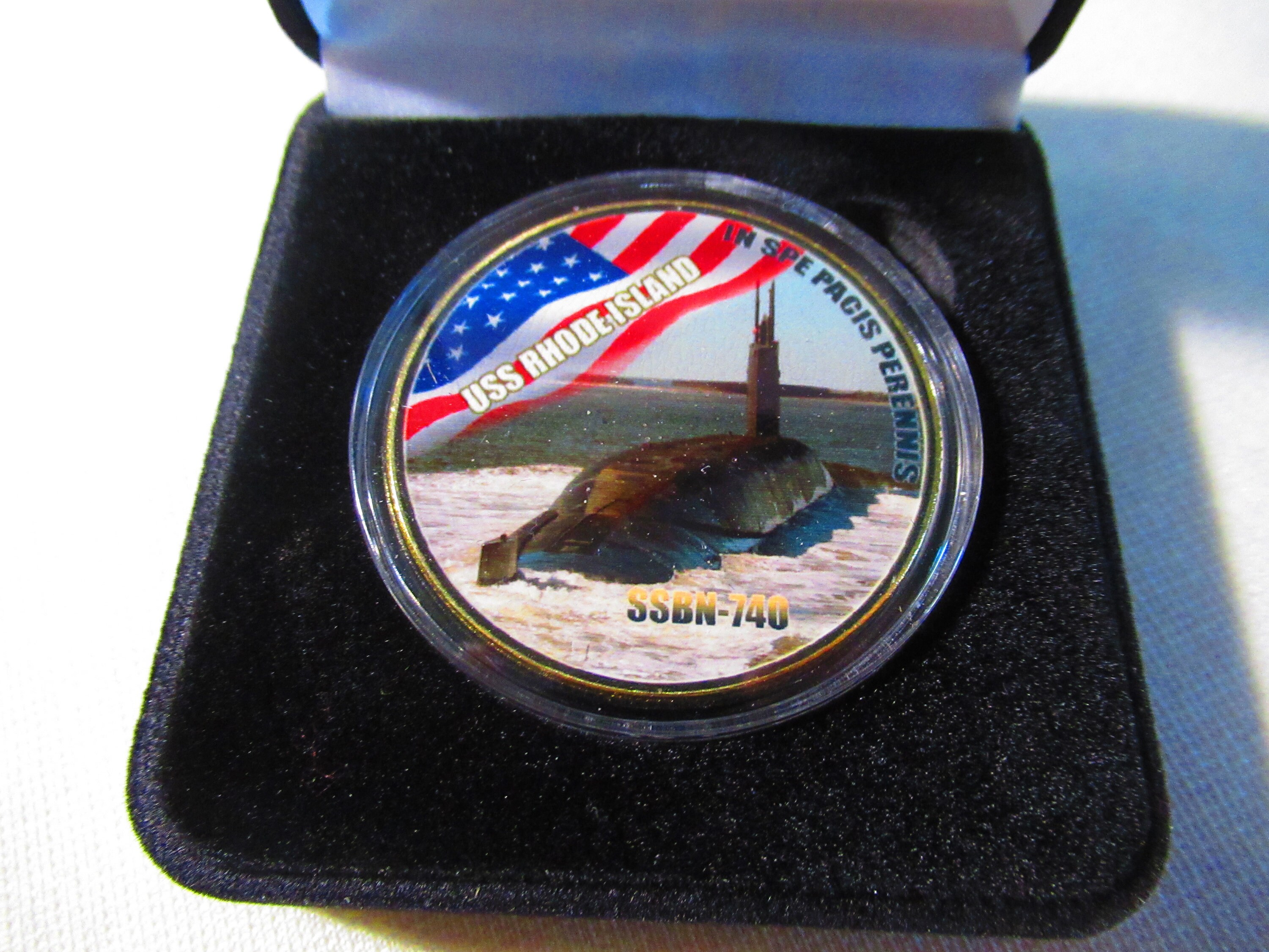 U S Navy Submarine- USS Rhode Island / SSBN-740 Challenge Coin - Etsy UK